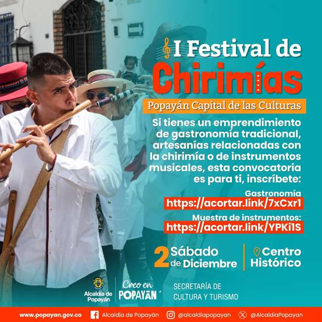 "I Festival de Chirimías, Popayán Capital de las Culturas"