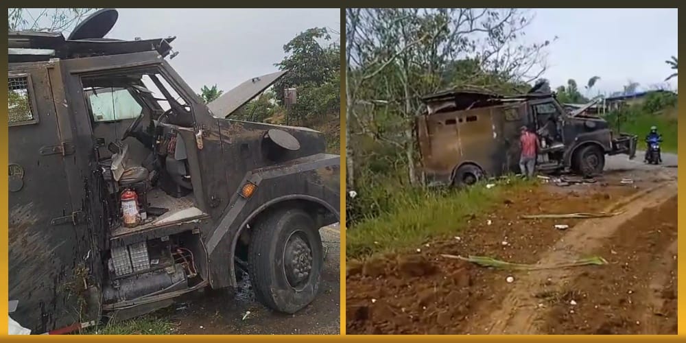 Tanqueta de la Policía fue atacada con explosivos en la vía Popayán ...