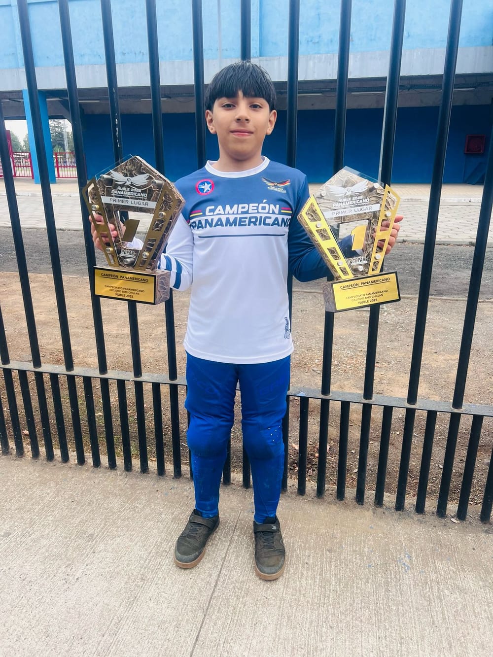 Nicolás Caicedo Orozco, Doble Campeón Panamericano de BMX en Chile